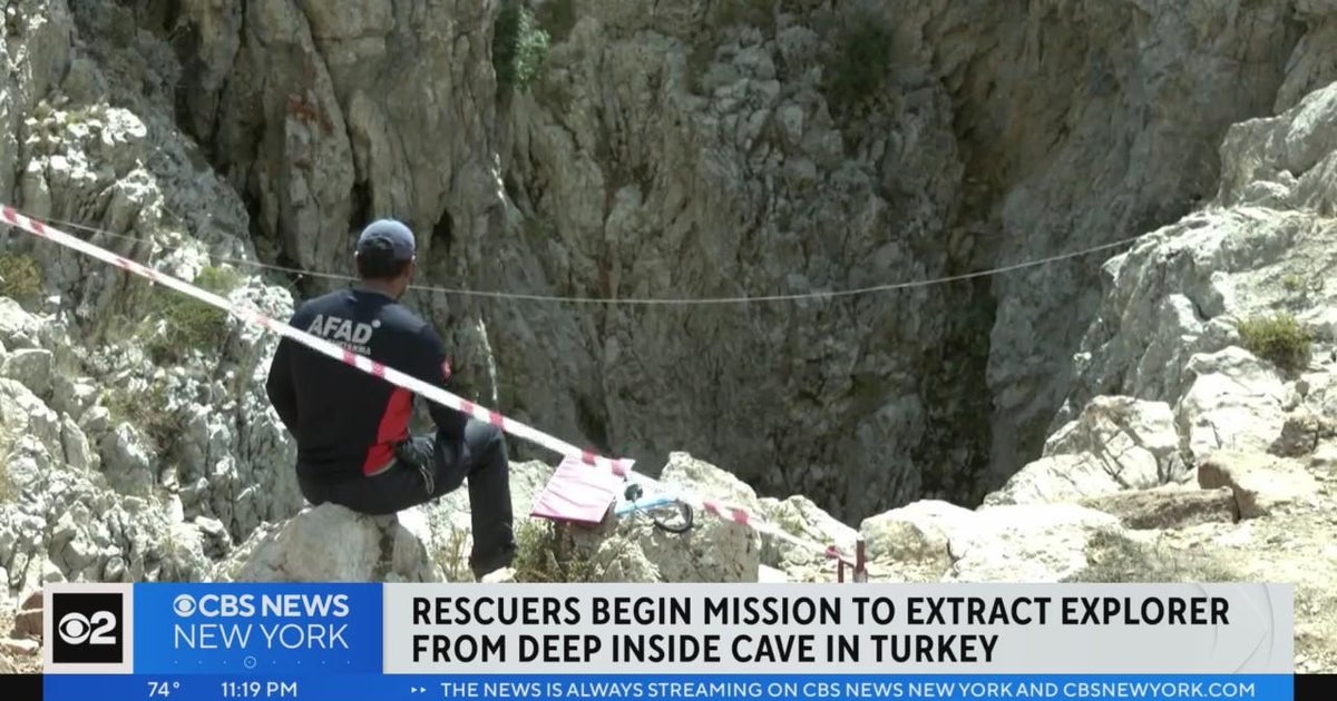 Rescuers begin mission to extract explorer from deep inside cave in ...