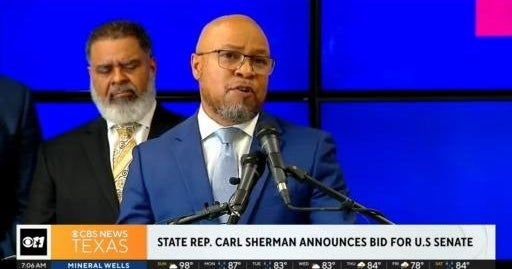Texas Rep. Carl Sherman announces bid for U.S. Senate - CBS Texas