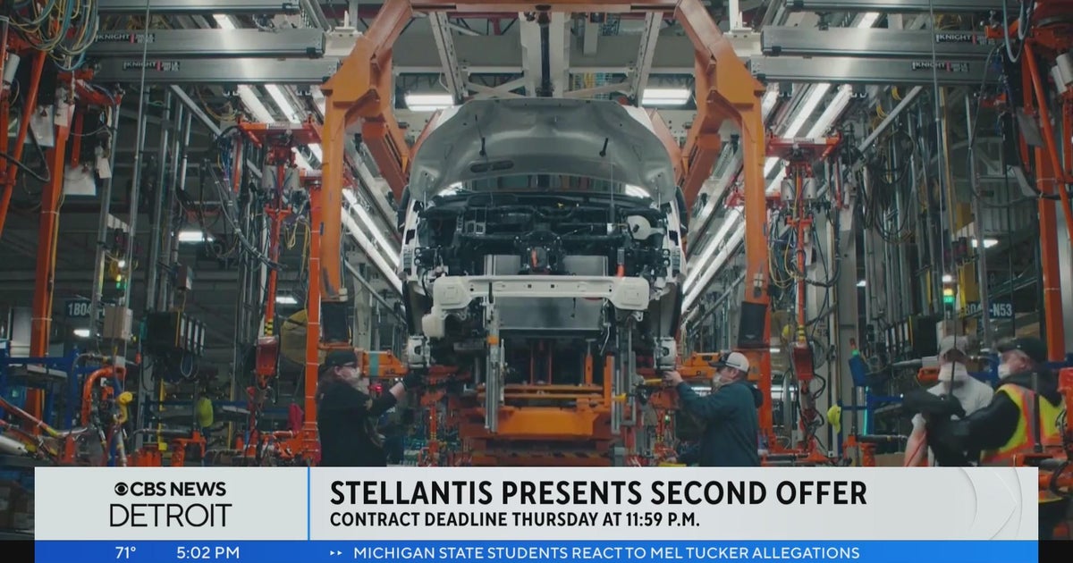 Stellantis to make second offer to UAW - CBS Detroit