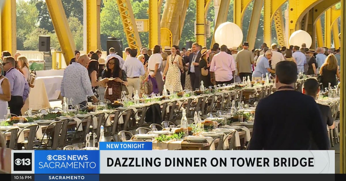 Annual Tower Bridge Dinner marks its 10th year - CBS Sacramento