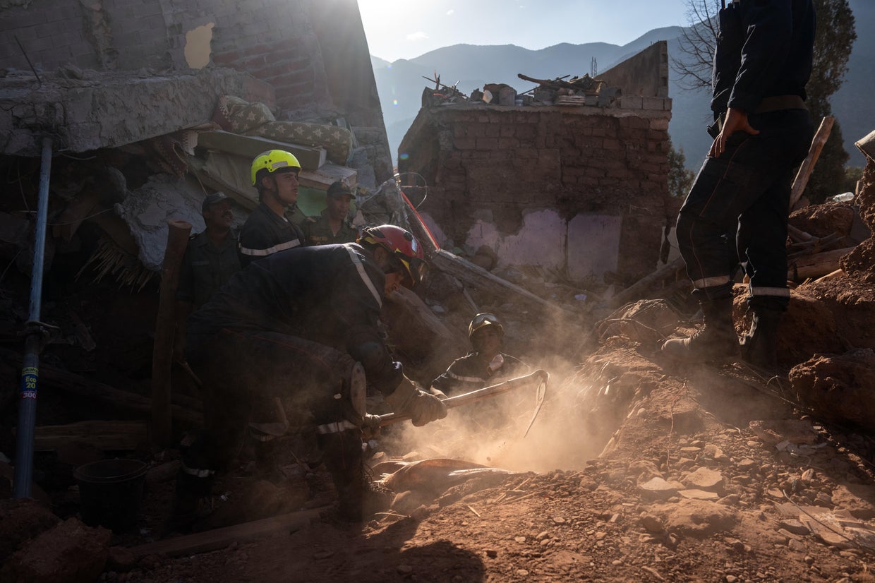 Morocco earthquake: Photos show widespread devastation - CBS News