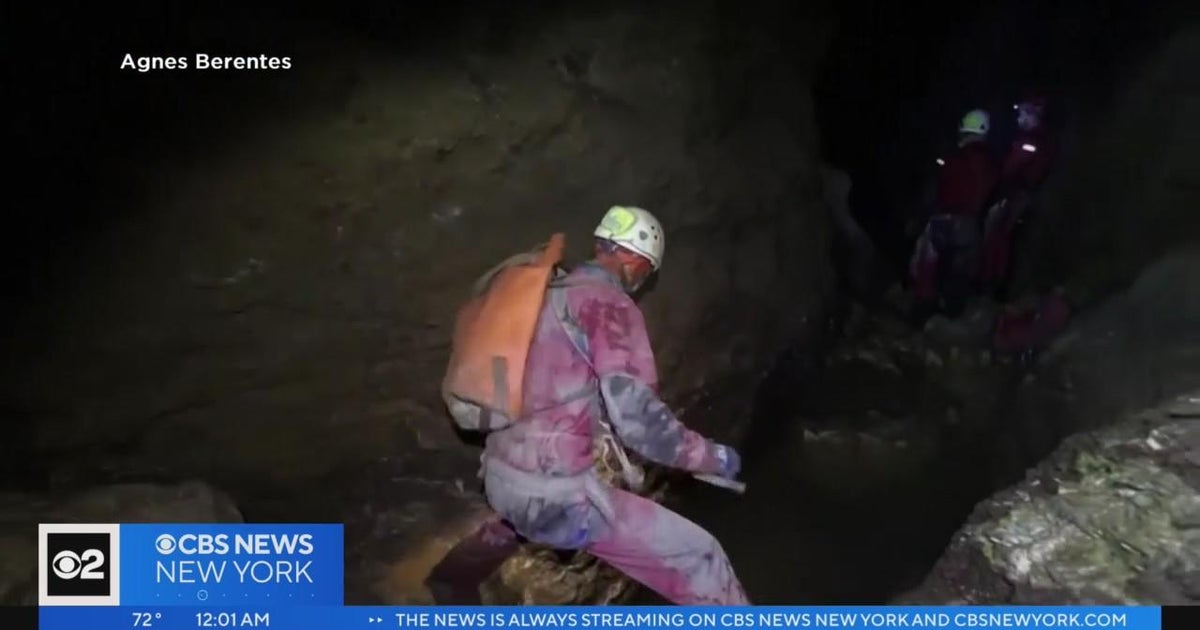 Explorer about halfway to surface after being rescued from cave in ...