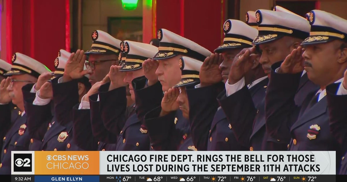 Chicago Fire Dept. rings bell for lives lost on 9/11 - CBS Chicago