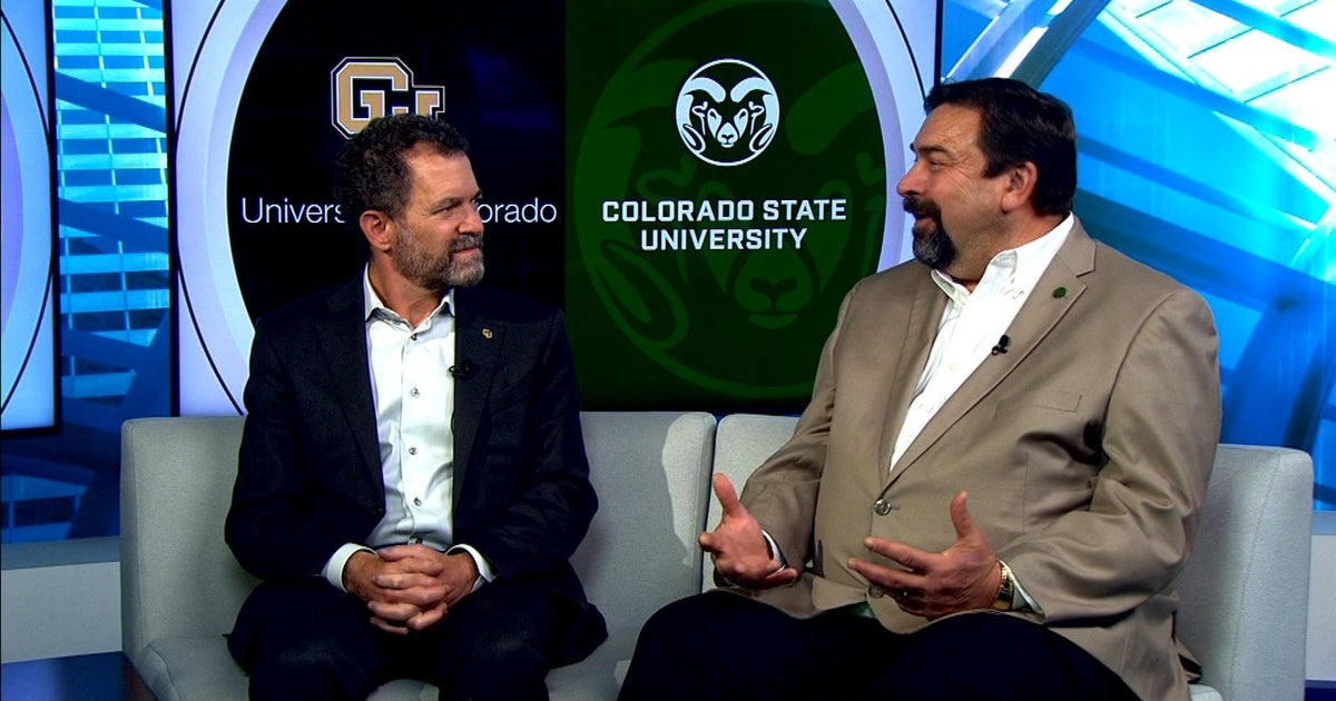On-field rivals University of Colorado and Colorado State University ...
