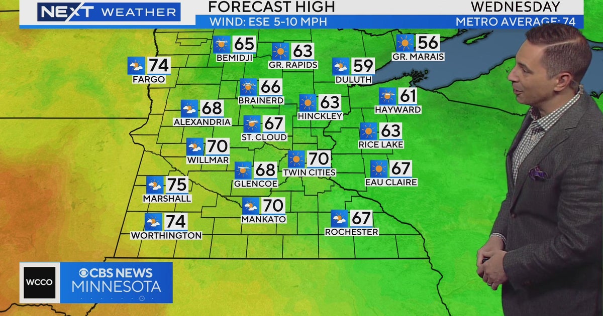 Fall-like temps again Tuesday in Twin Cities - CBS Minnesota
