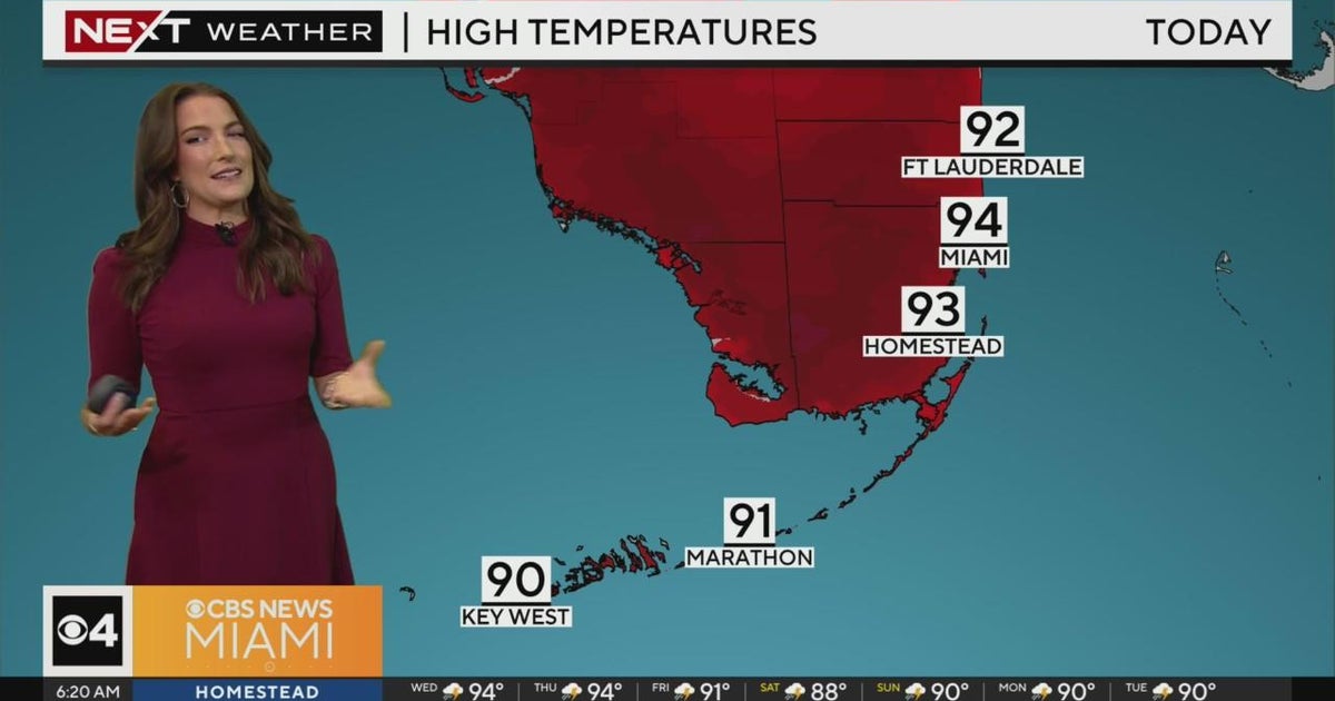 South Florida AM weather forecast for Wednesday, 9/13/23 - CBS Miami