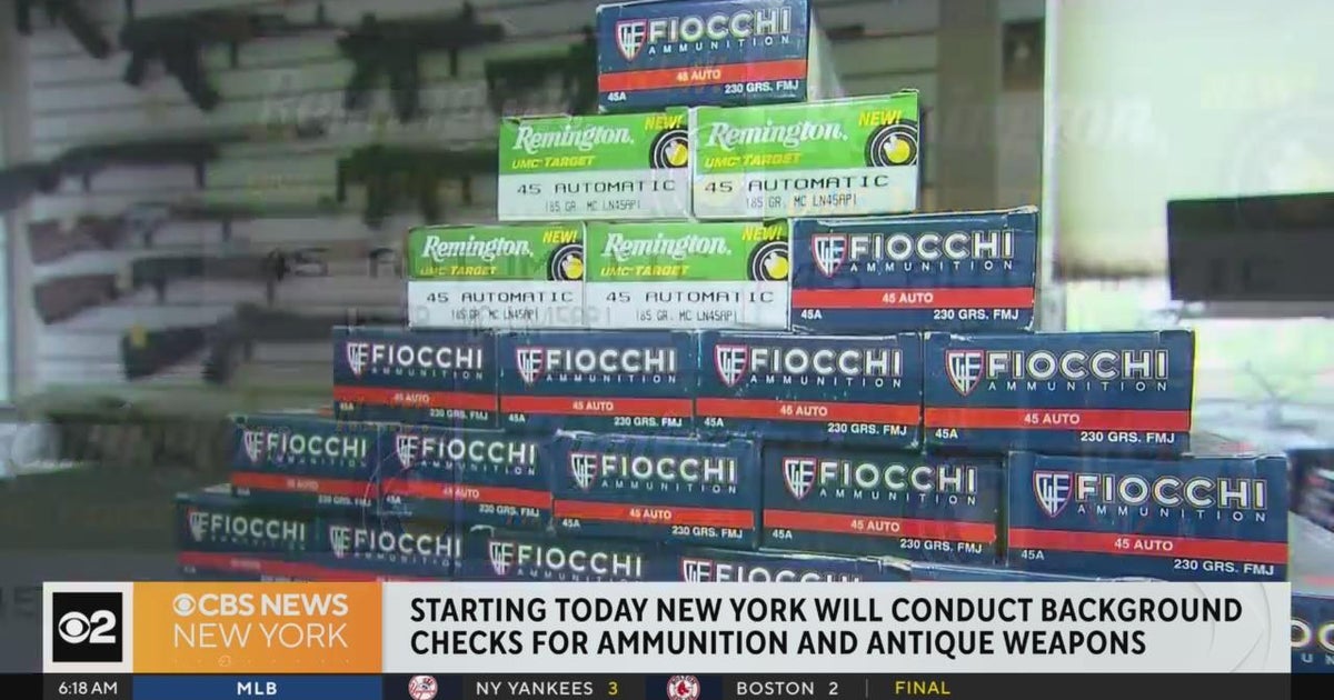 New Yorkers now have to undergo background checks to buy ammunition ...