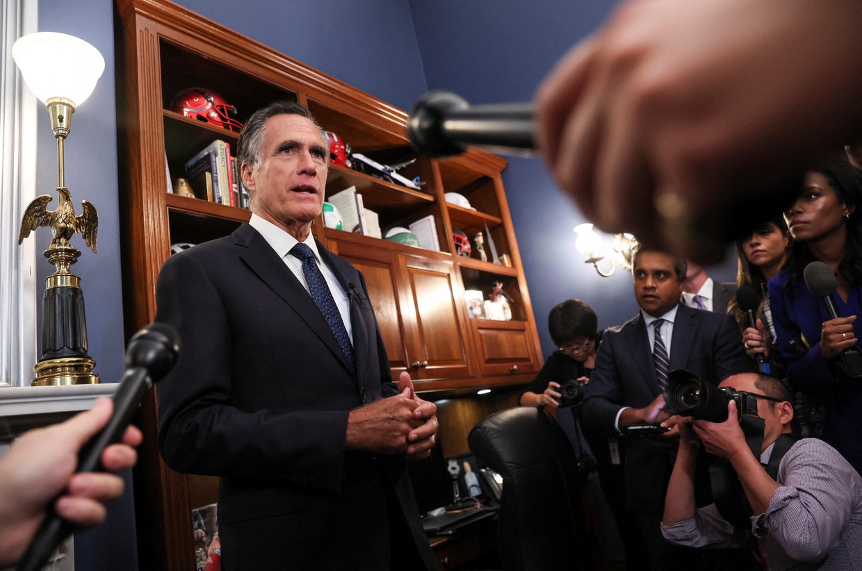 Mitt Romney says he's not running for reelection to the Senate in 2024 ...