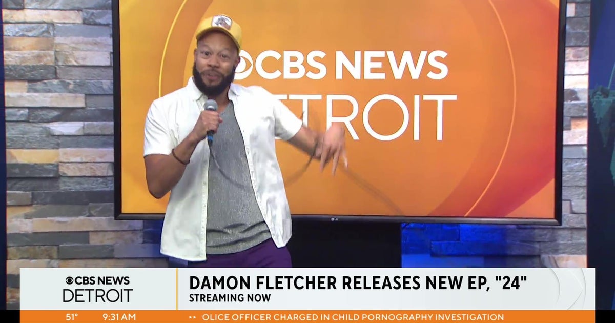 Musical artist Damon Fletcher performs on CBS News Detroit at 9 - CBS ...