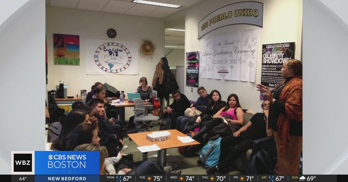 UMass Boston students embrace diversity at Casa Latina - CBS Boston