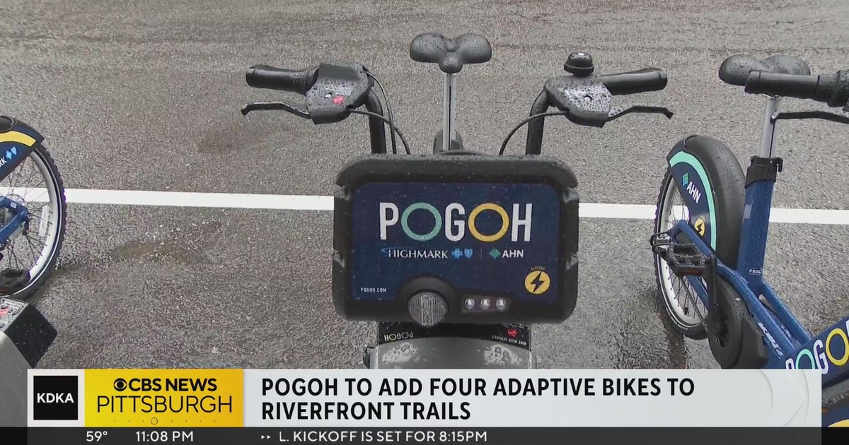 POGOH to add four adaptive bikes to riverfront trails - CBS Pittsburgh