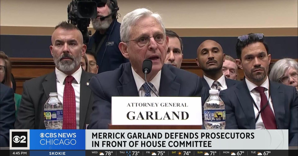 Merrick Garland defends prosecutors in front of House committee - CBS ...