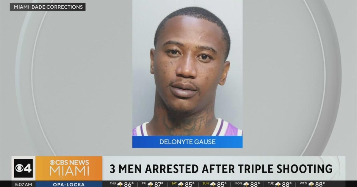 Three People Arrested After Northwest Miami Dade Shooting Cbs Miami