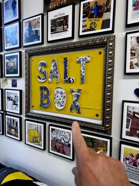 Where's Marty? Hanging out with the artist beautifying Baltimore's salt ...