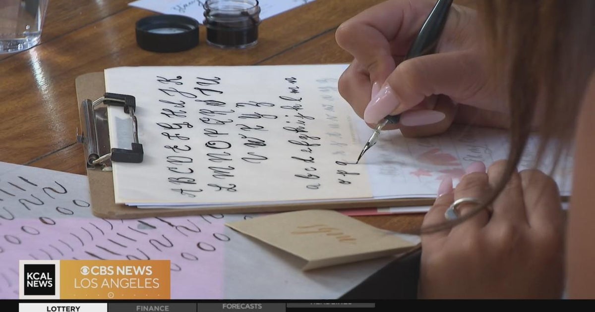 On Your Side: Calligraphy makes a comeback - CBS Los Angeles