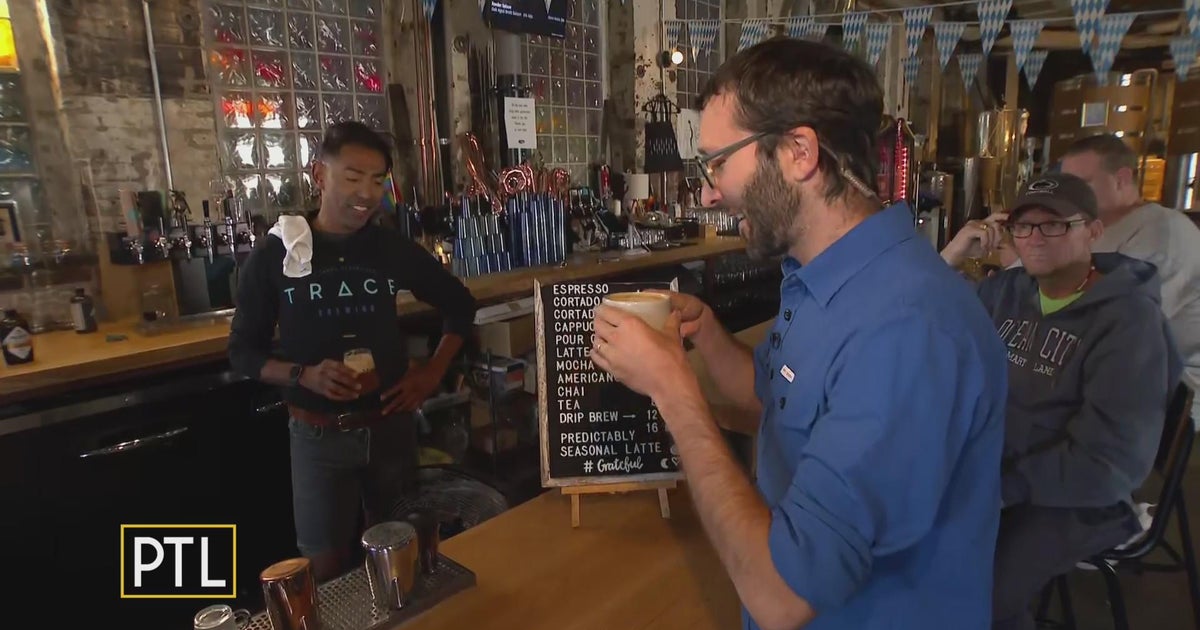 Boaz Frankel visits Trace Brewing - CBS Pittsburgh