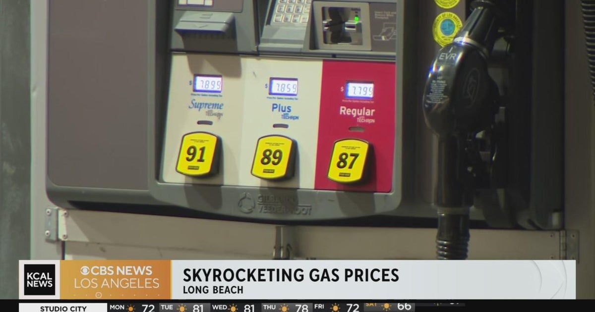 Skyrocketing gas prices in LA County - CBS Los Angeles