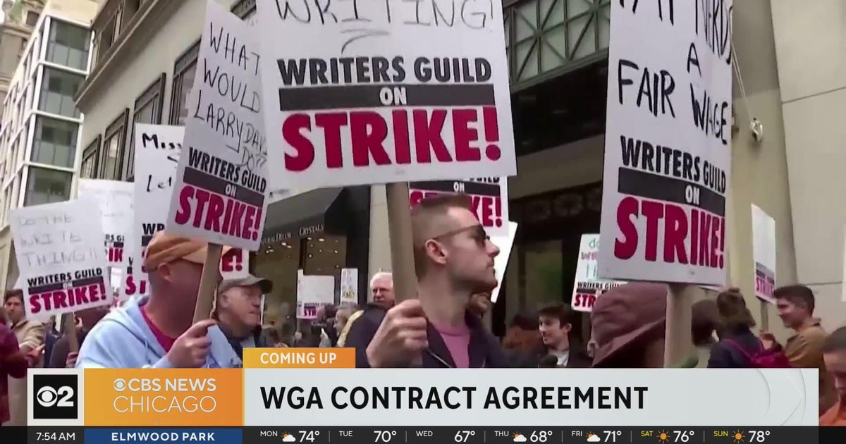 WGA, major Hollywood studios reach tentative deal - CBS Chicago
