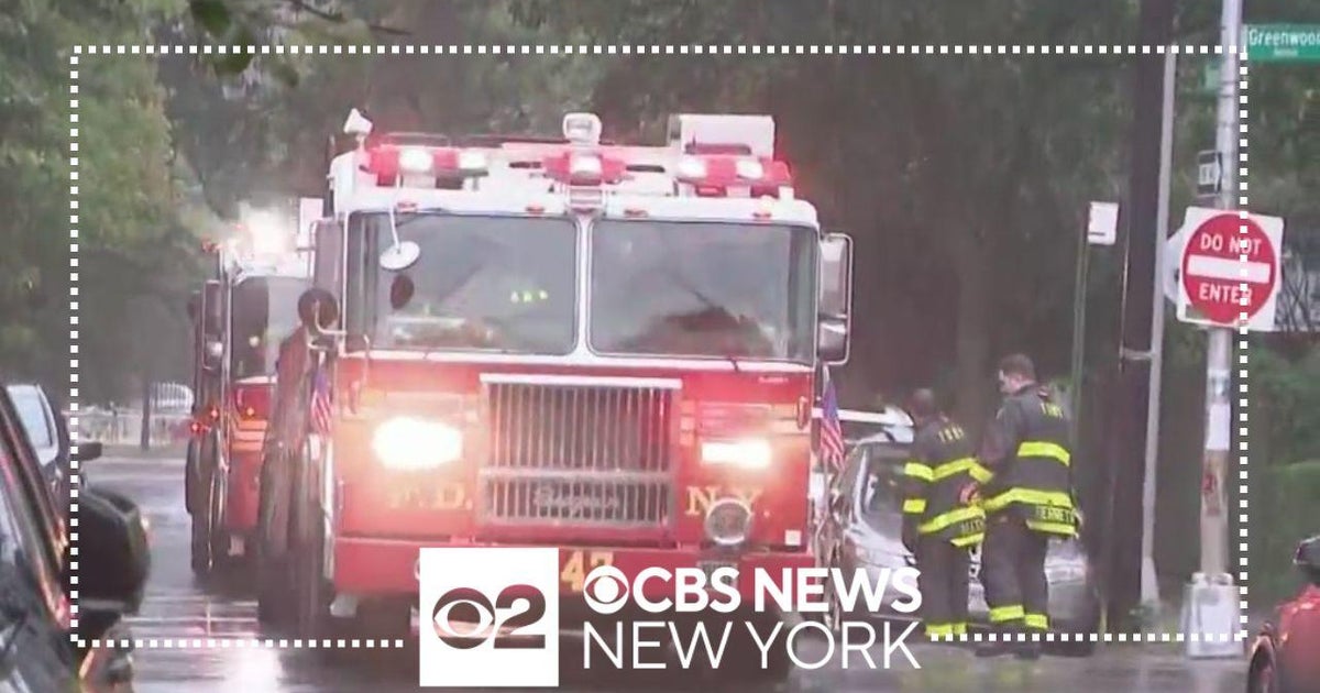 First responders rescue man trapped in flooded Brooklyn basement - CBS ...