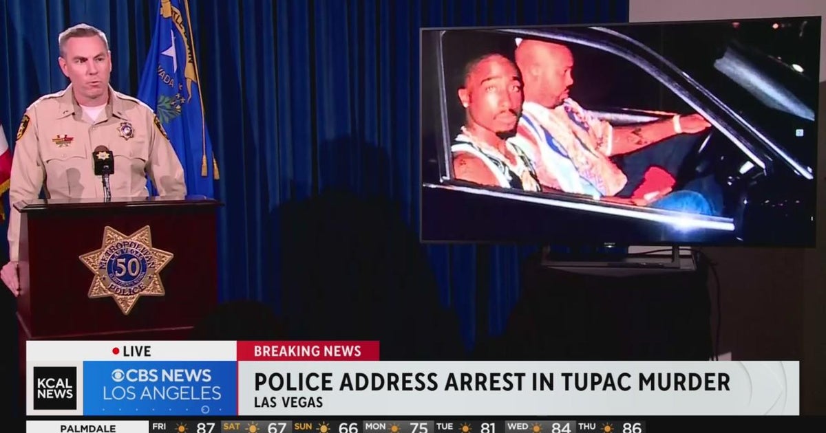 Las Vegas police address arrest in Tupac Shakur murder - CBS Los Angeles
