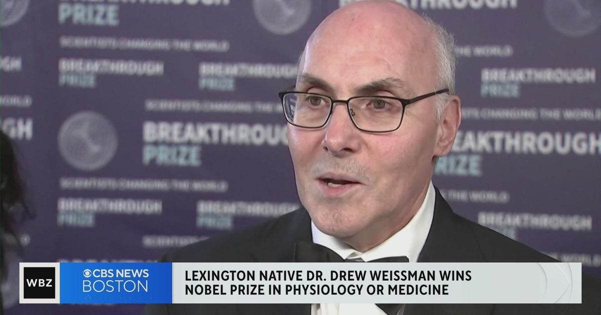 Lexington native Dr. Drew Weissman shares Nobel Prize in medicine - CBS Boston
