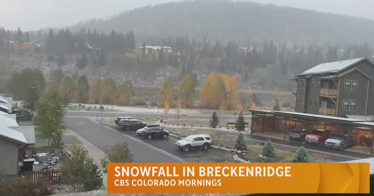 Snow falls in Breckenridge - CBS Colorado