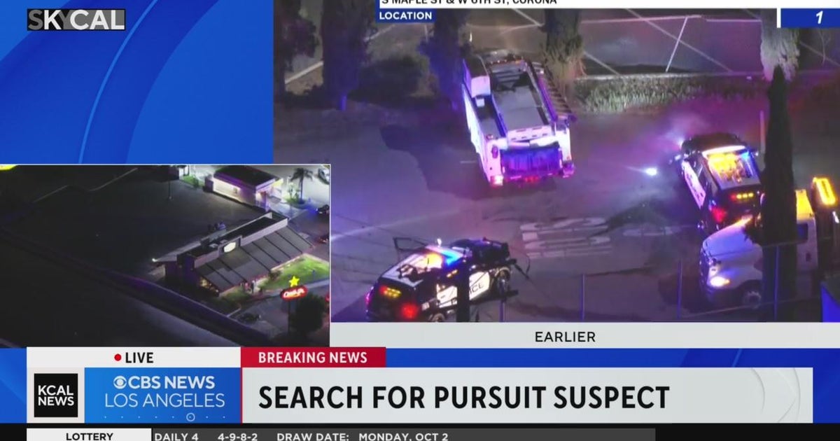 Wild pursuit ends after suspect rams police cars, runs across 91 ...
