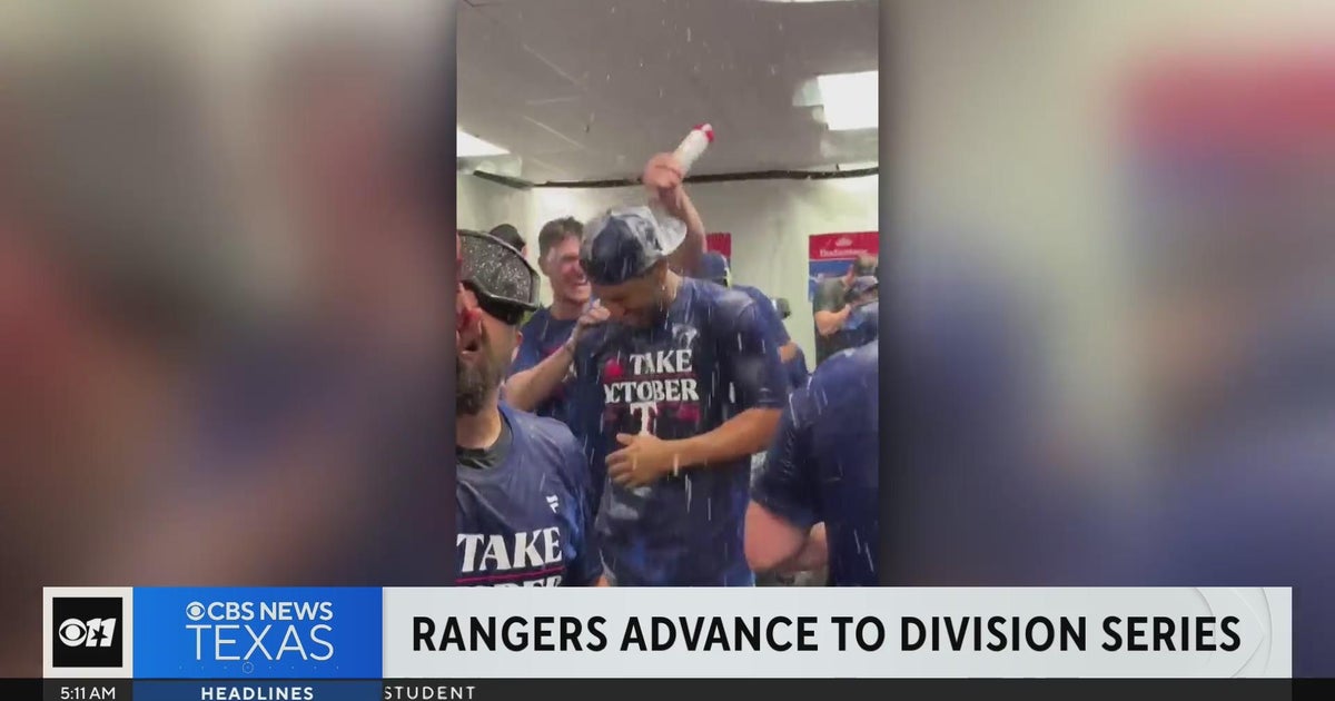 Rangers advance to division series - CBS Texas