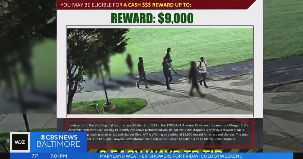 Morgan State Shooting 9 000 Reward Offered Baltimore Police Looking