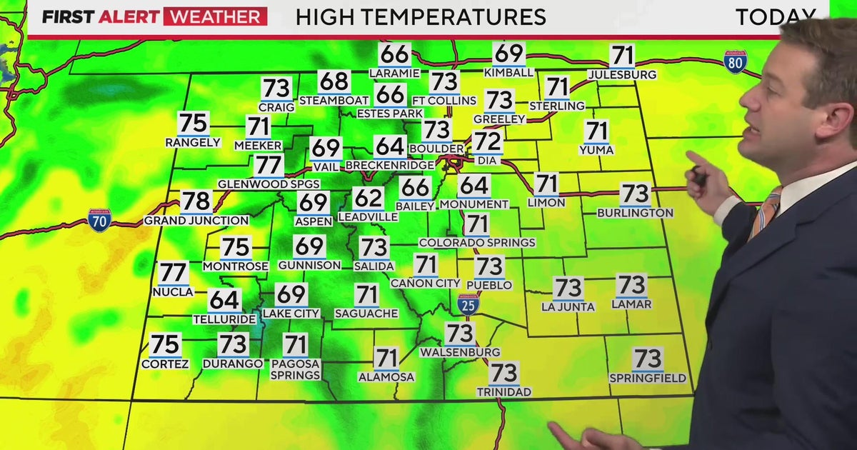Frosty start and mild finish on Saturday, warmer on Sunday - CBS Colorado