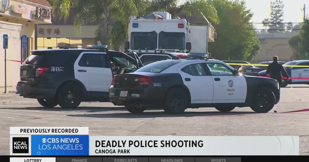 Police shoot, kill suspect outside of Canoga Park CVS - CBS Los Angeles