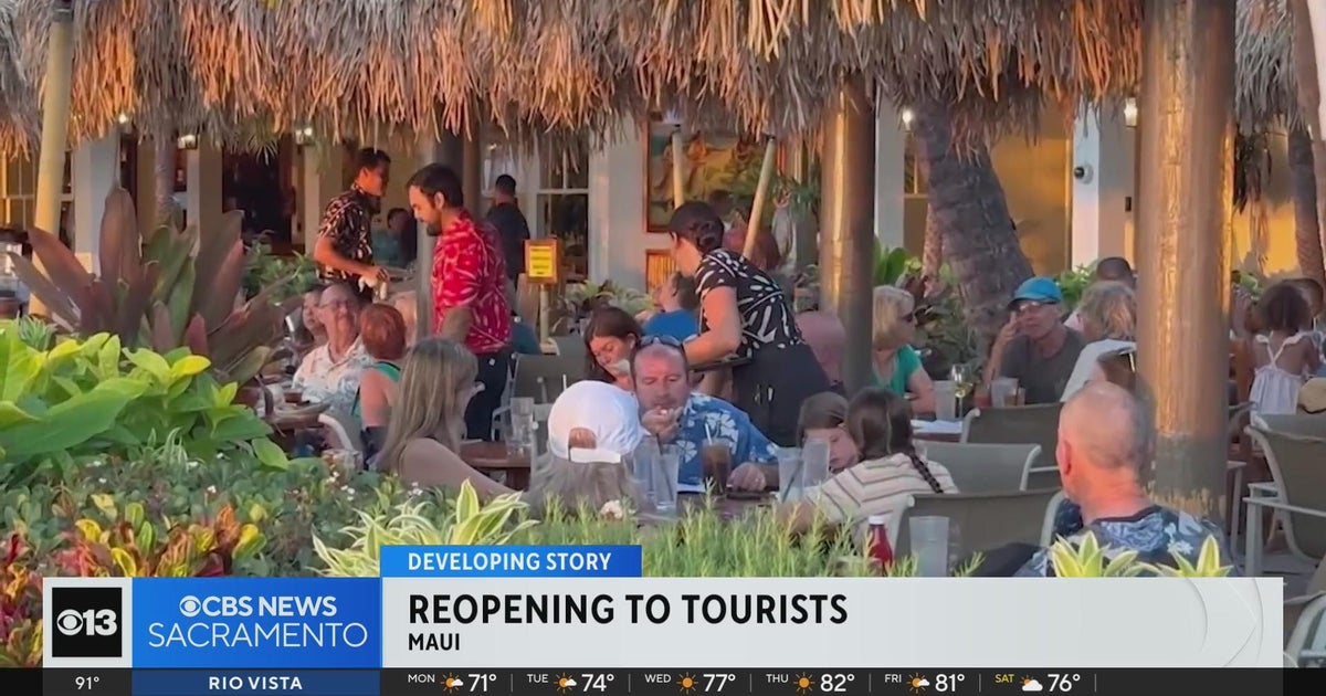 Maui reopening to tourists - CBS Sacramento