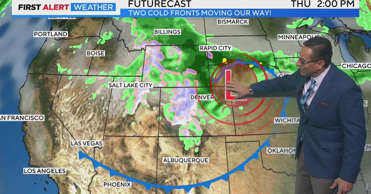Two cold front cooling Colorado down - CBS Colorado
