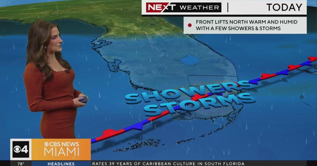 Miami Weather forcast for Tuesday 10/10/12023 5AM - CBS Miami