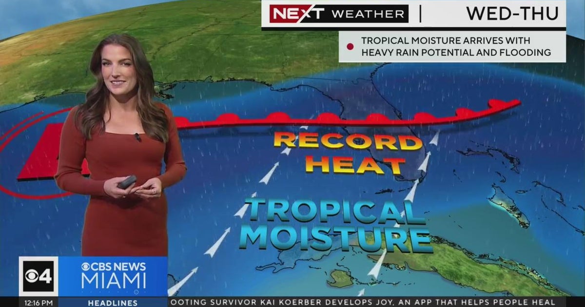 Miami Weather forecast for Tuesday 10/10/2023 12PM - CBS Miami