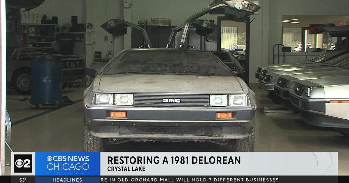 Chicago area man restoring 1981 DeLorean with less than 1,000 miles ...