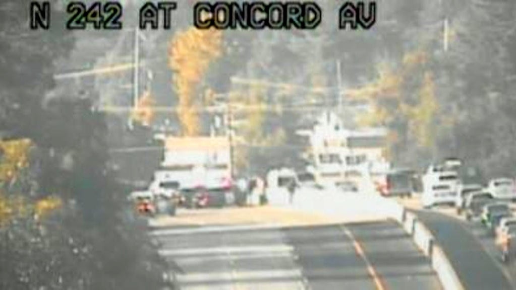 Update: Highway 242 lanes reopened in Concord following hours-long ...
