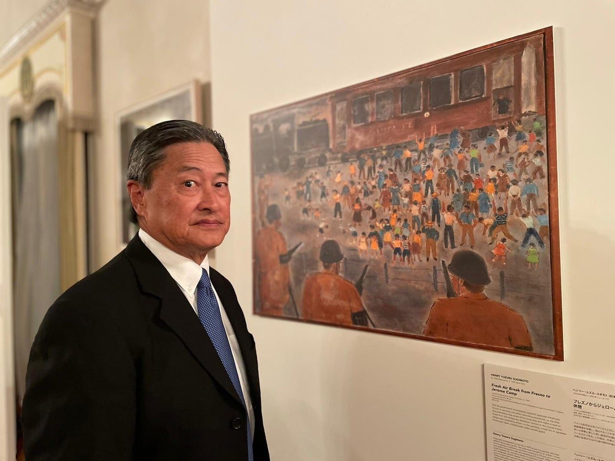Art by Japanese American prisoners depicts life in WWII detention camps ...