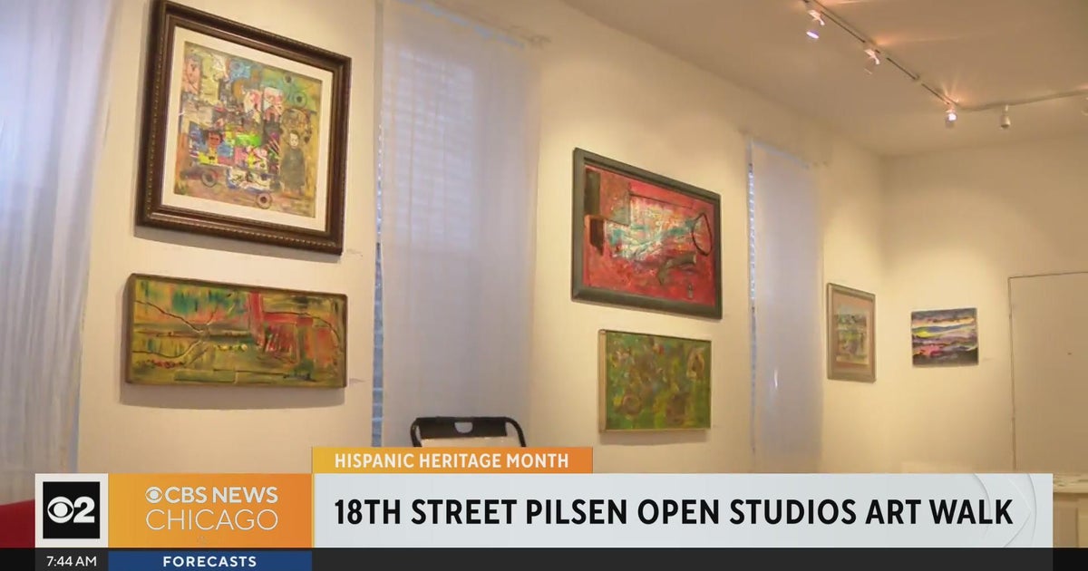 A Look Inside 18th Street Pilsen Open Studios Art Walk Cbs Chicago