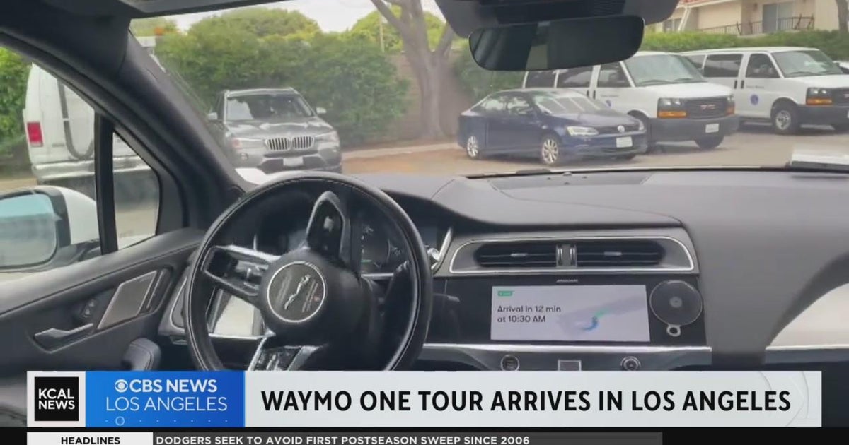 Waymo One Tour arrives in Los Angeles - CBS Los Angeles