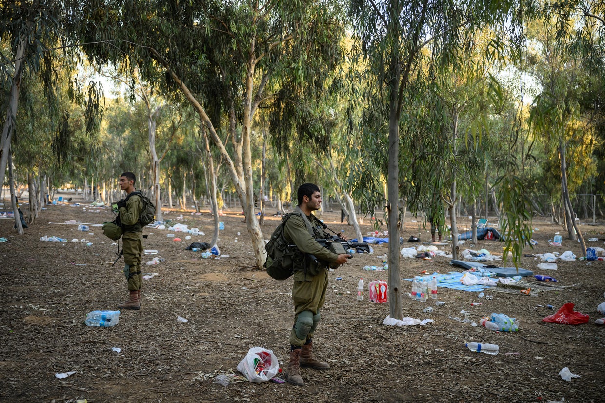 Site of Israeli music festival massacre holds shocking remnants of the ...
