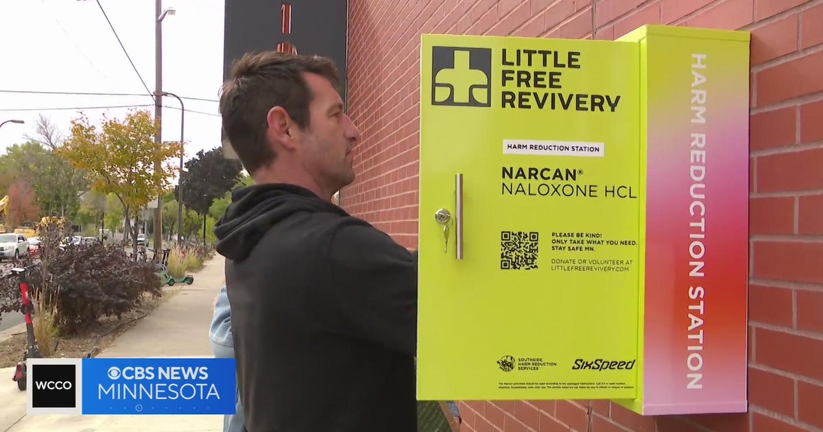 "Little free revivery" boxes aim to make Narcan accessible - CBS Minnesota