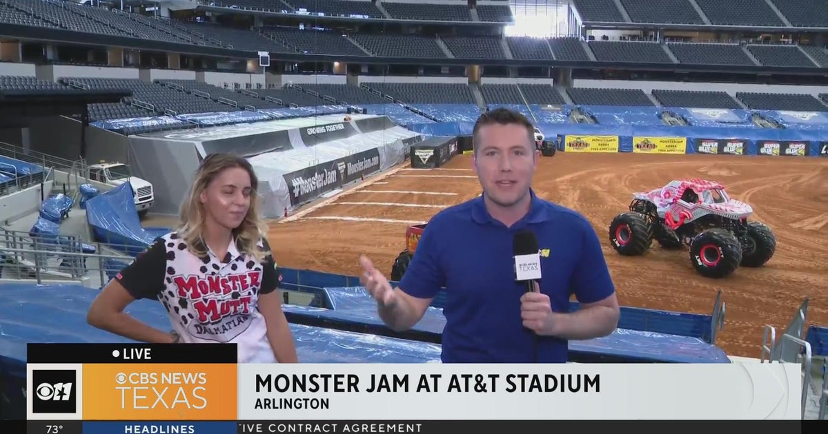 Monster Jam comes to AT&T Stadium - CBS Texas