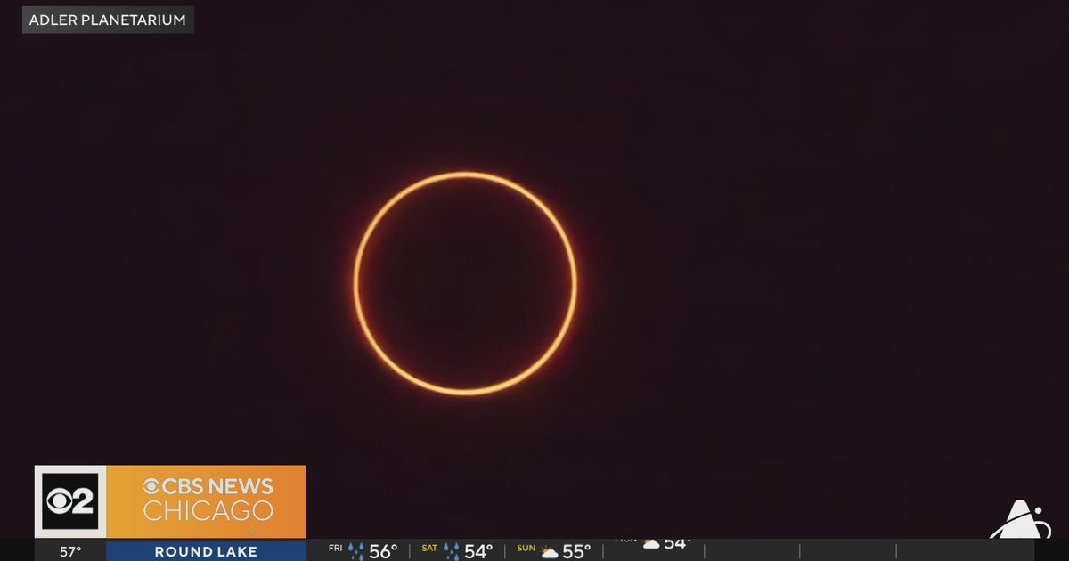 Rare Ring Of Fire Solar Eclipse Cbs Chicago