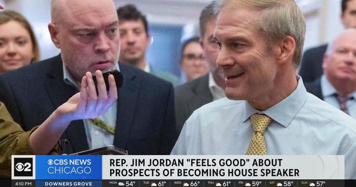 Rep. Jim Jordan "feels good" about prospects of becoming House Speaker ...