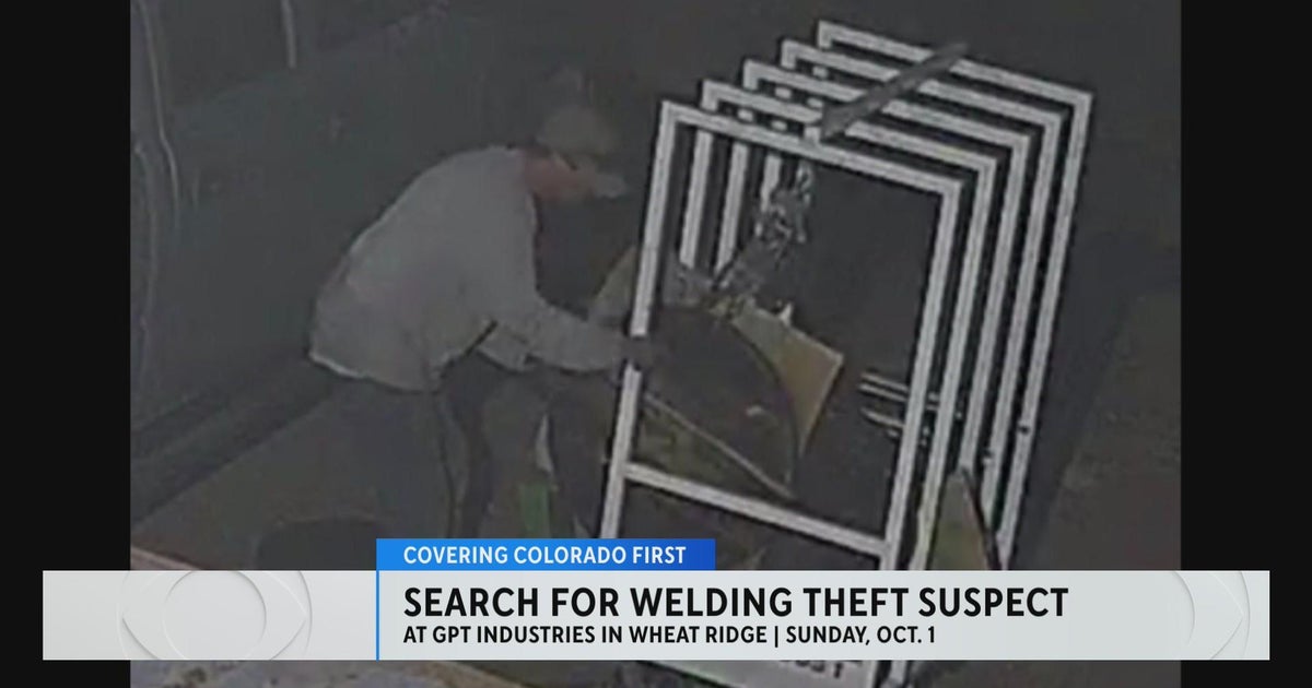 Wheat Ridge police search for welding theft suspect - CBS Colorado