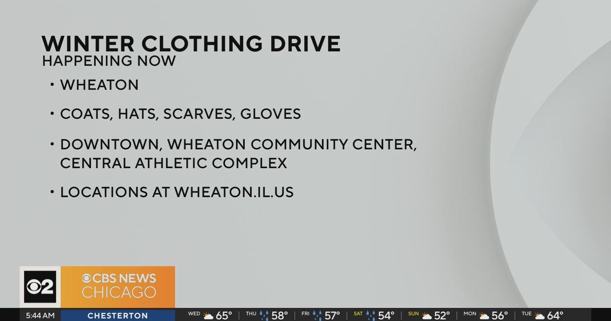 Chicago suburb hosting winter clothing drive for people in need - CBS ...