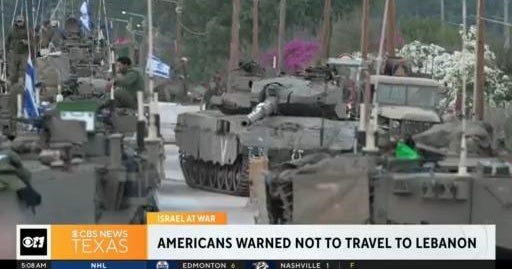 U.S. warns Americans to avoid traveling to Lebanon - CBS Texas