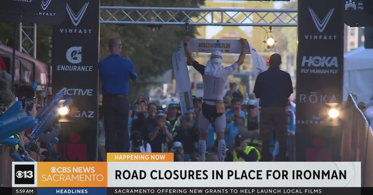 Road closures in place for Ironman California in Sacramento - CBS ...