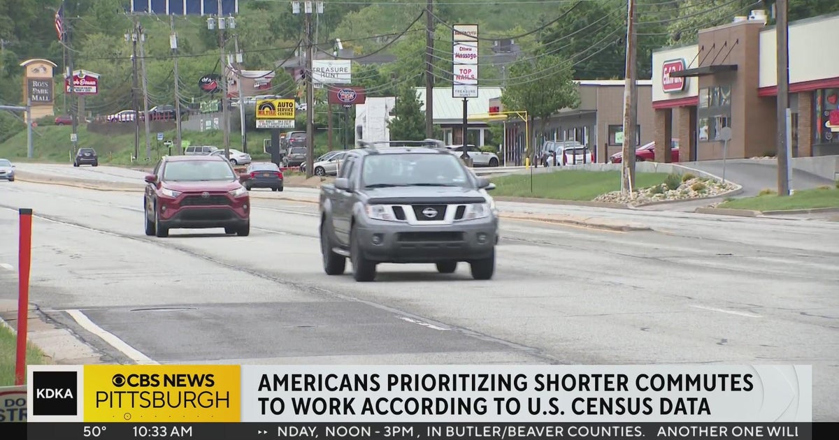 U.S. census data: Americans prioritizing shorter commutes to work - CBS ...